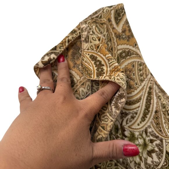Maria Gabrielle | Dresses | Vtg Maria Gabrielle Brown Paisley Y2k Fairy ...